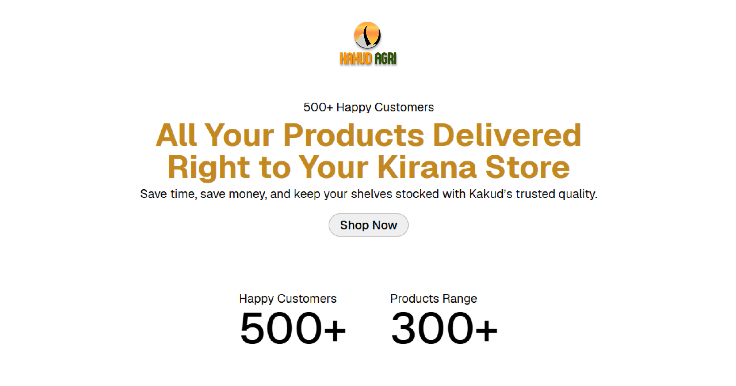 Kakud Kirana — Bulk Grocery Ordering Platform for Kirana Stores